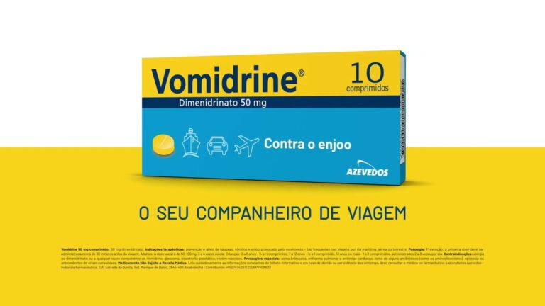 Vomidrine: Indicações e Efeitos Colaterais | Actualizado diciembre 2025